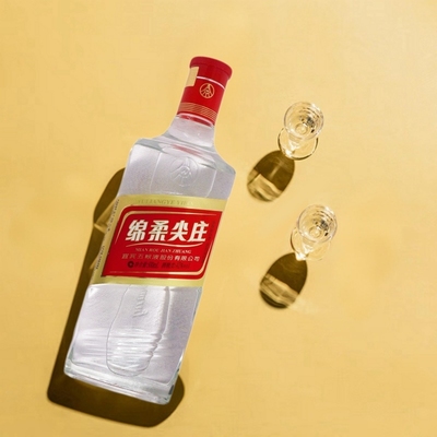 正品包邮绵柔尖庄42度500ml装浓香型白酒纯粮酿造股份瓶装
