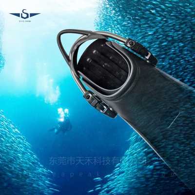 四线金刚深潜脚蹼水肺潜scuba蛙鞋专业浮潜自由潜mares脚蹼装备
