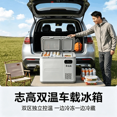 志高车载车家两用压缩机制冷冰箱