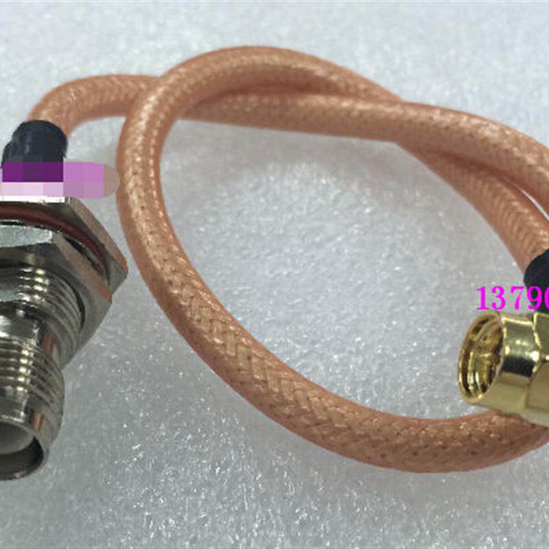RP-TNC/SMA-KJ射频转换线 反接TNC母外链内针转SMA公路由器改装头