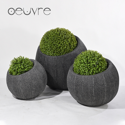 oeuvre创意设计感简约花器室内户外橱窗展厅摆件玻璃钢树脂花插