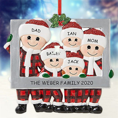 2022 Christmas Decoration DIY Personalized Lovely Family Sno