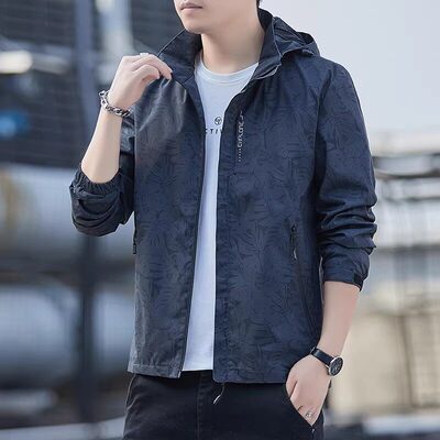 2026男士外套春秋季休闲衣服新款防风迷彩行政夹克工作风商务男装