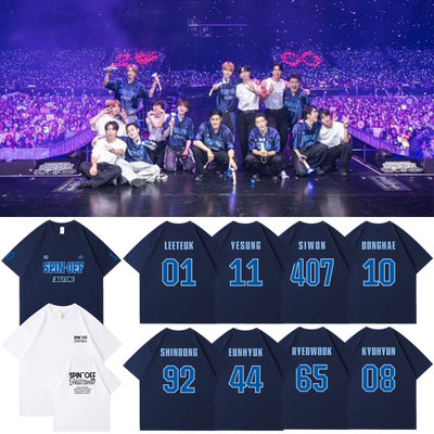 SuperJunior2024亚巡演唱会SpinOffHalftime周边同款衣服短袖T恤
