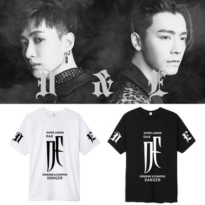 SuperJunior D&E演唱会应援周边李东海赫宰银赫衣服同款短袖T体恤