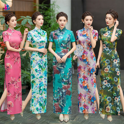 chinese traditional dress cheongsam women qipao旗袍plus size