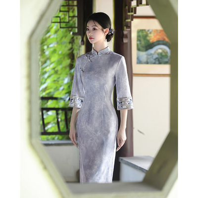 chinese dress qipao sexy women cheongsam vintage classic旗袍