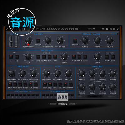 模拟老式合成器OberheimOB-Xa