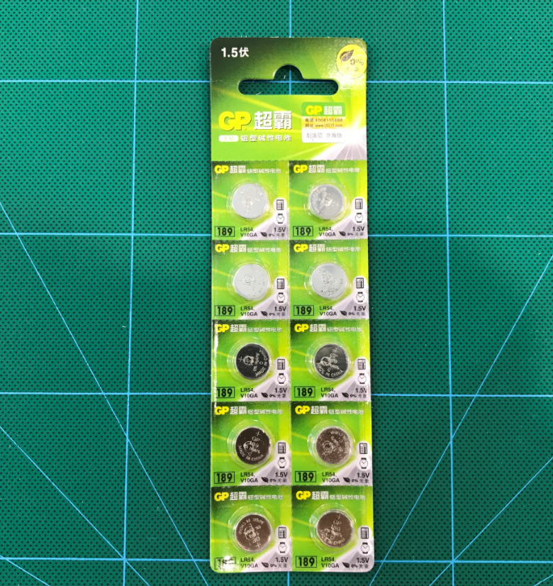 国产 纽扣碱性电池 LR54 LR1130 L1131 389 189 AG10_虎窝淘