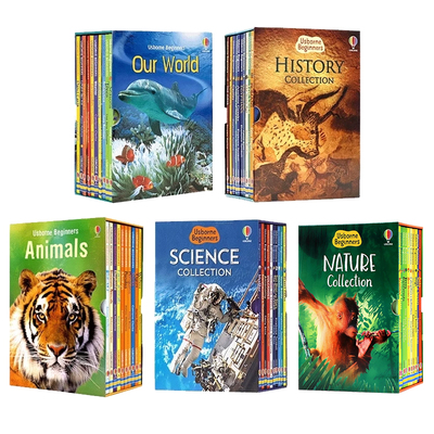 Usborne尤斯伯恩初学者系列5套 英文原版 Usborne Beginners nature/Animals/History/Our World尤斯伯恩少儿科学科普绘本
