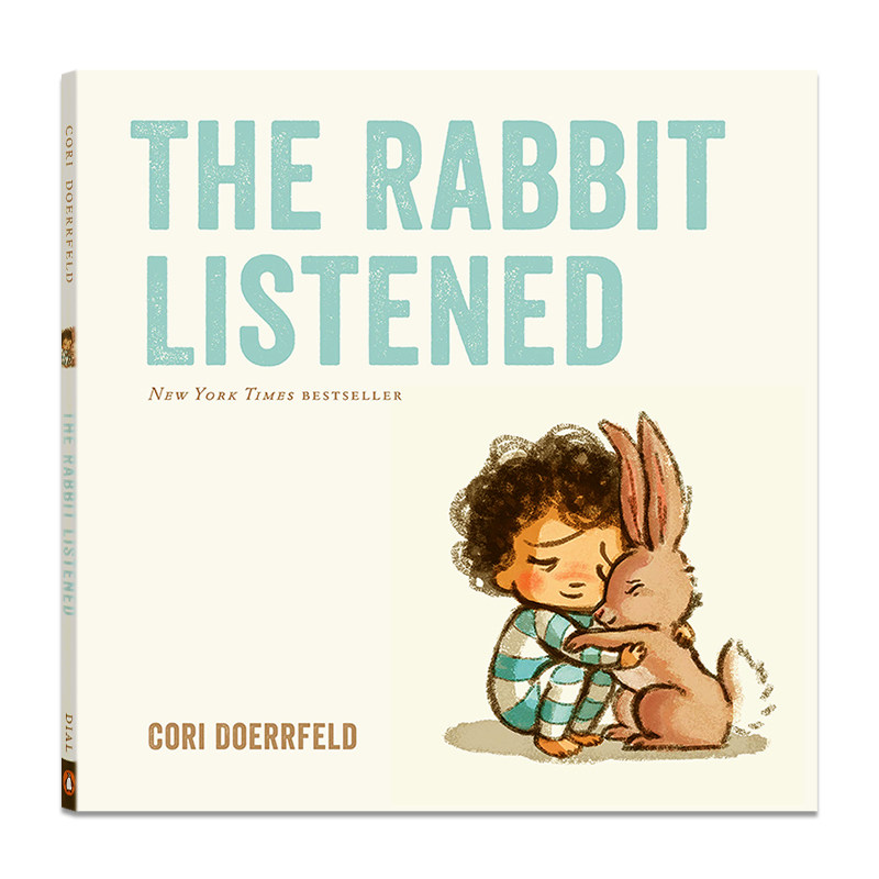 小兔子在倾听 兔子听了 英文原版绘本 The Rabbit Listened 低幼情商认知启蒙 情绪管理 Cori Doerrfeld关于同情心和善良精装3-6岁