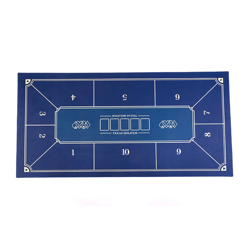 游戏大陆(gameland)德州扑克桌布桌垫长方形纤维麻将棋牌室筹码