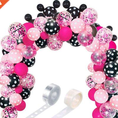 Balloon Gland ch Kit Pink Black Balloon Decoration For G