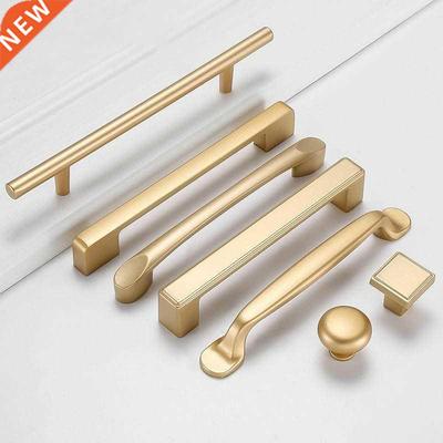 Matt Gold Door Knobs and Handles for Furniture Cabinets and