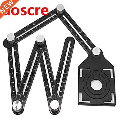 6 Folding Rulers Measuring Tool Angle Ruler Multi Template w