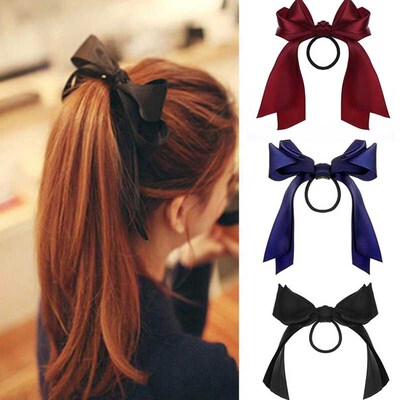 IFMIA Korean Bow-Knot Elastic Hair Bands Accessories Fashion