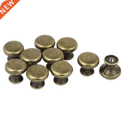 10x Cabinet Drawer Door Single Hole Pull Handles 14mm Height