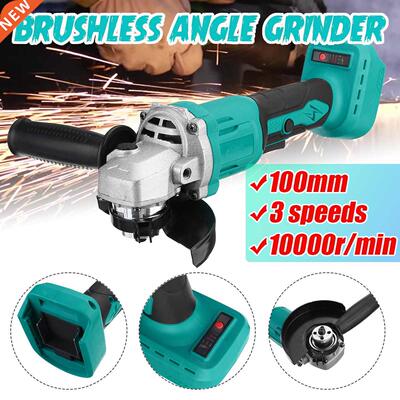 125/100mm 4 Speed Brushless Electric Angle Grinder Grinding