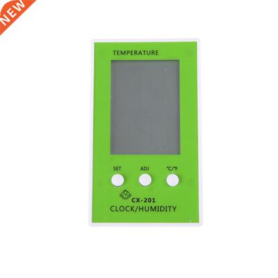 Indoor thermometer precise hygrometer LCD Clock Temperature