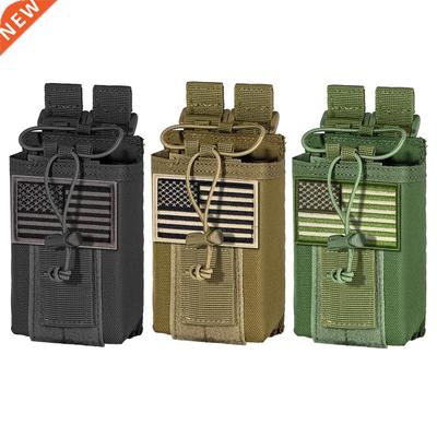 1000D Tactical Walkie Talkie Pouch Bag Portable Interphone H