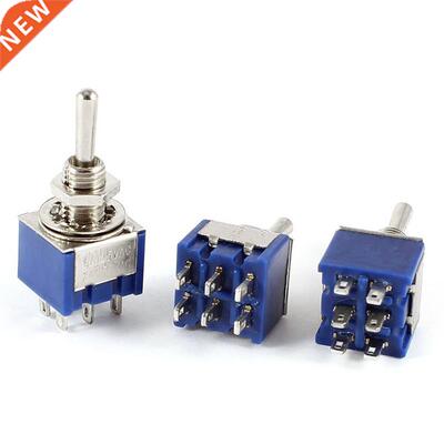 AC 3A 250V 6A 125V DPDT 3 Way ON/Off/ON Latching Switches 3p