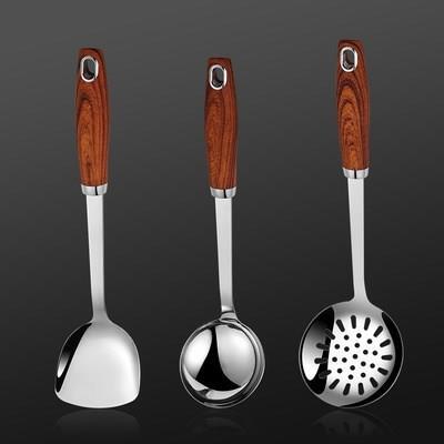 M shovel thickened handle spatula Wood 304 spatula kitchen