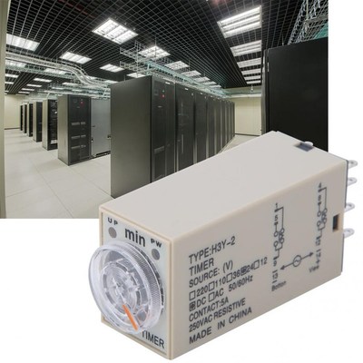 H3Y-2 Time Relay  0.01s 0-5 Minutes 8 Pins High Accuracy Adj