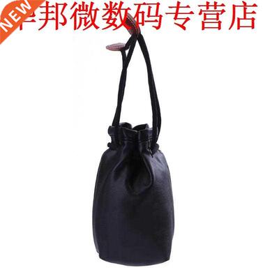 S Maat PU Leer Lens Opbergtas Organisator Tas Accessoire SLR