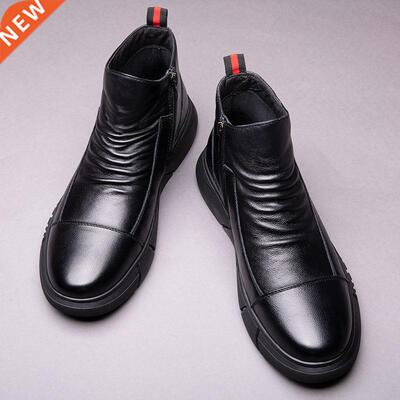 Winter Boots Male Shoes British Style Korean Tooling ndy Sho