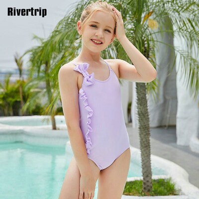 Rivertrip Lavender One Piece Swimwear 2022 Children Bodysuit