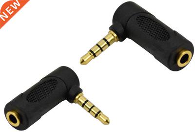 .5 M/F 90 degree adapter 4 pole (Gold)