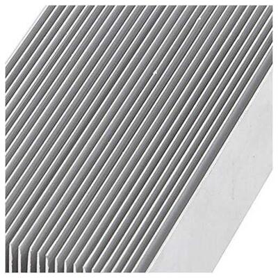Aluminum Heat Radiator Heatsink Cooling Fin 150x69x37mm Silv