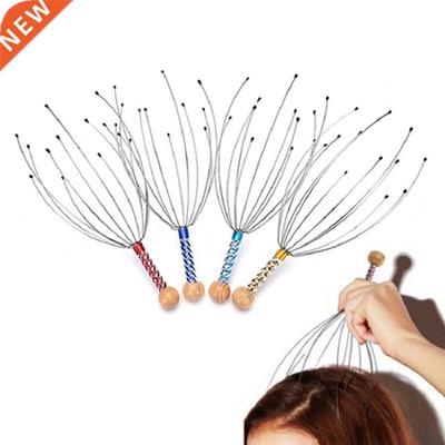 1Pcs 12 Fnger Head Relax Massager Har Held SPA Scalp Neck