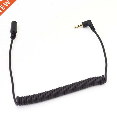 3.5mm Male To Female Jack 4 Pole 90 Degree Plug Extension Au