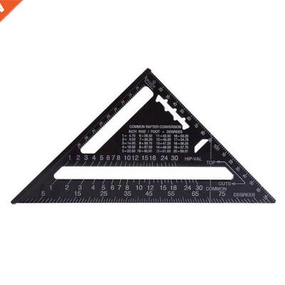 7inch Metric Triangle Measuring Ruler Square Angle Protracto