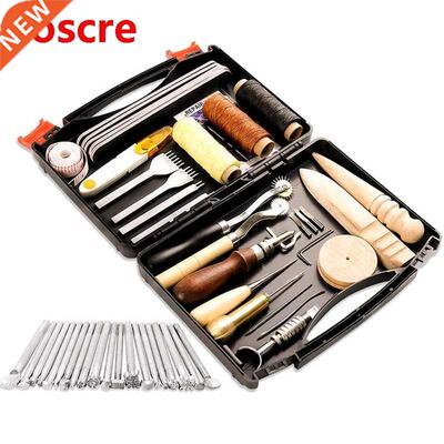 50 Pcs leather Working Tool Set DIY Handmade Sewing Stitchin