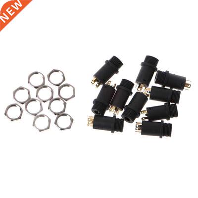 10 Pcs 3.5mm 4 Channel Female Headphone Stereo Jack Panel Mo
