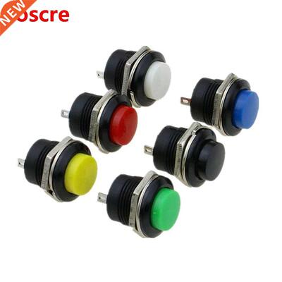 6pcs 16MM Self Return Momentary Push Button Switch 6A/125VAC