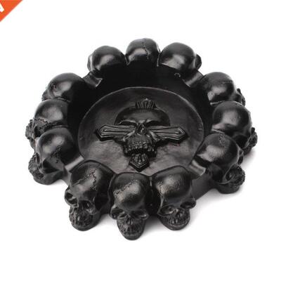 2021 New Home Decoration Cross Ghost Head Ashtray Ornament F