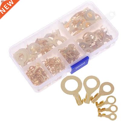 150pcs Ring Type Gold Terminals Golden Brass Non-insulated C