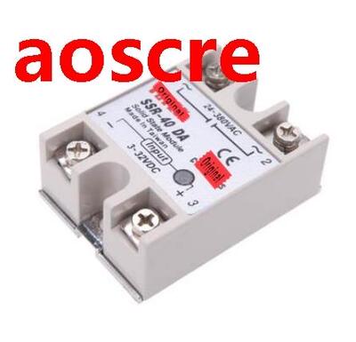 10 pcs SSR-40DA Single-Phase Solid State Relay 40A DC contro