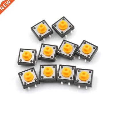 10pcs B3F-4055 Tactile Switch with Caps 4P DIP PCB Mount Mom