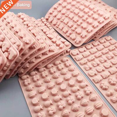 Kinds Sugarcraft Silicone Mold Dropper Grids Gummy Animal Fo