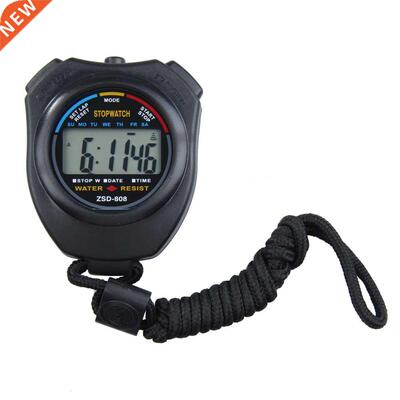 Sports Stopwatch LCD Sports Stopwatch Chronograph Counter Ti