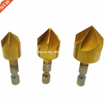 3pc Chamfer Countersink Drill Bit Carpenter Hss Drill Drilli