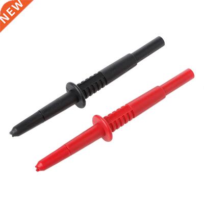 2 Pcs Copper Rod Multimeter Testing Probe 4mm Socket Type Pr