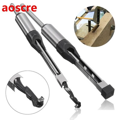 1pc 6/810/16mm Square Hole Mortiser Drill Bit Mortising Chis