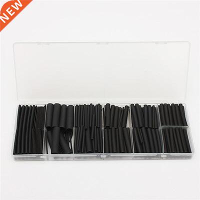 240Pcs Polyolefin 2:1/3:1/4:1 Halogen-Free Heat Shrink Tubin