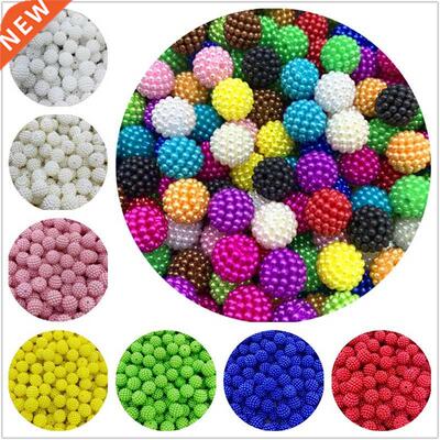 10mm 12mm 50/20pcs Colorful Bayberry Beads Round Loose Space