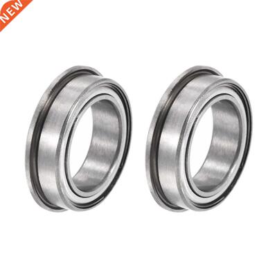 2pcs F6700ZZ Flange Ball Bearing 10mmx15mmx4mm Double Metal